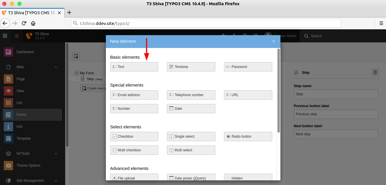 How To Create TYPO3 Form Tutorial Add On Extensions