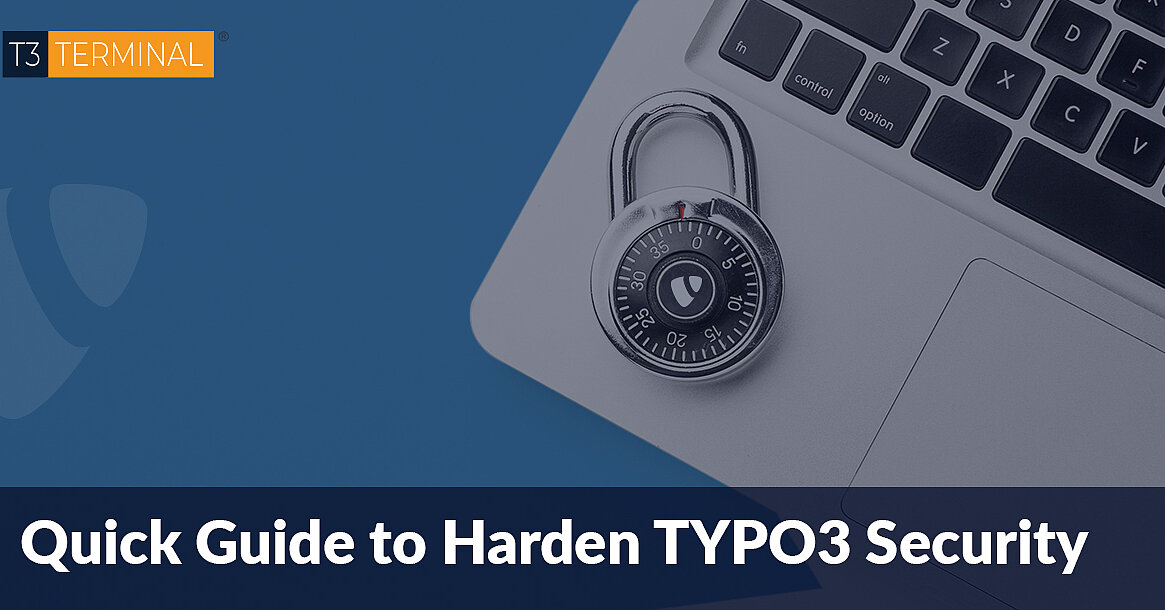 Quick Guide to Harden TYPO3 Security