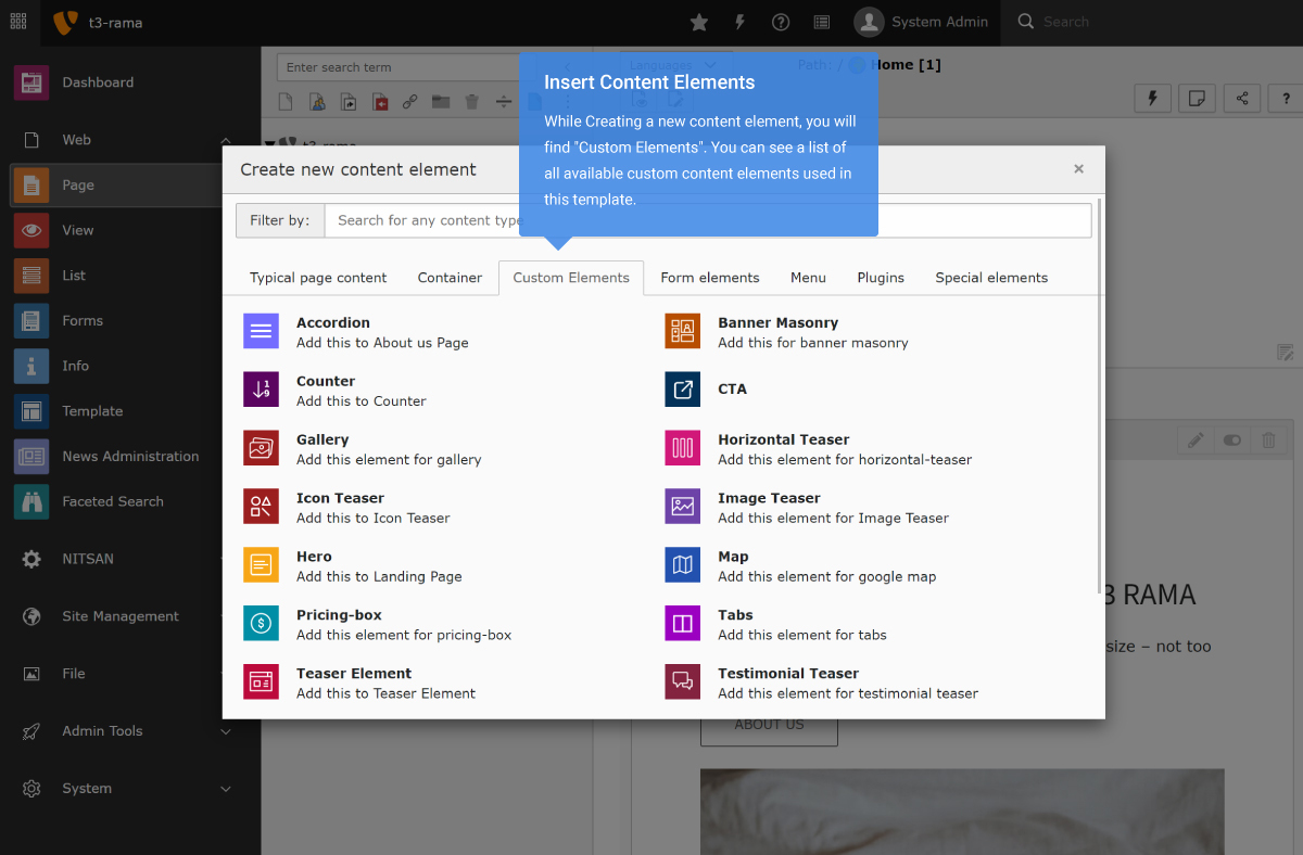 Build a Powerful Website from Scratch with TYPO3 RAMA Template
