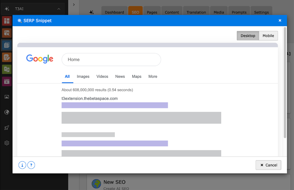 How Is T3AI Built on TYPO3 Core Standards? (UI/UX and Code)
