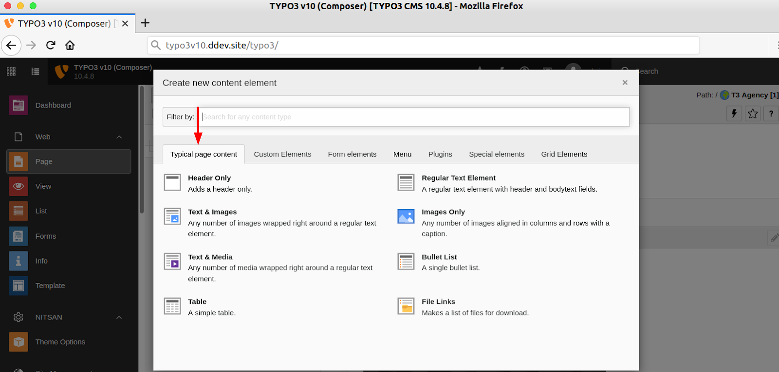 Learn TYPO3 Custom Elements with Core Ways