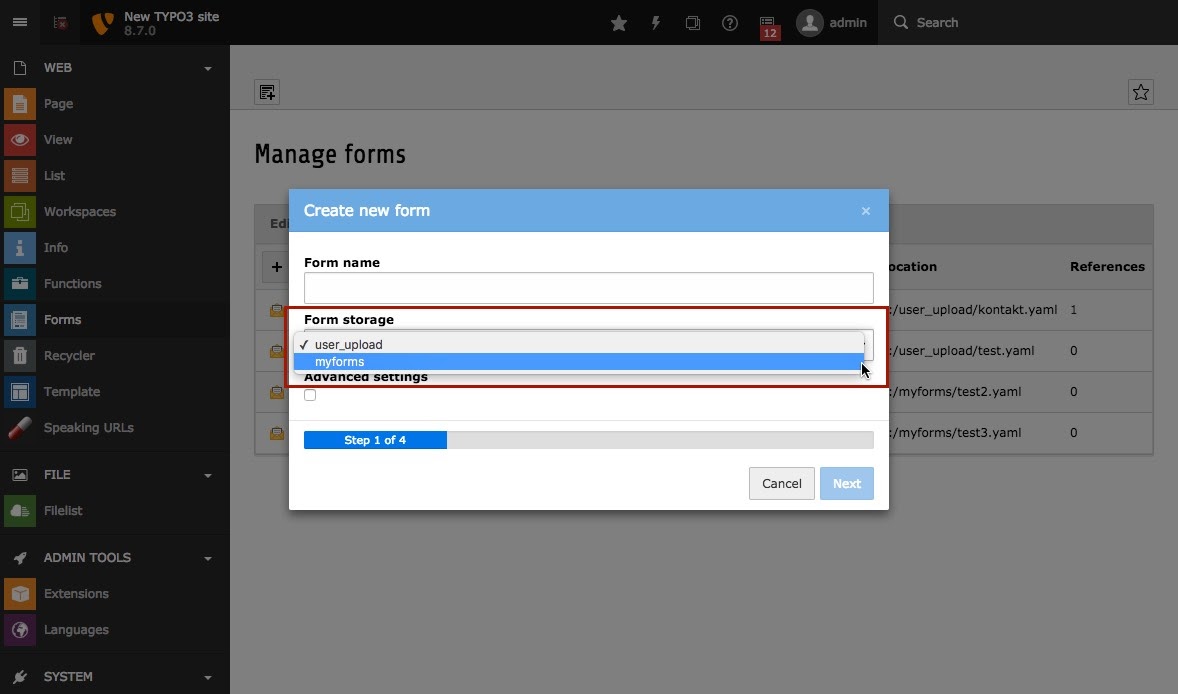 How to Create TYPO3 Form - Tutorial & Add-on Extensions