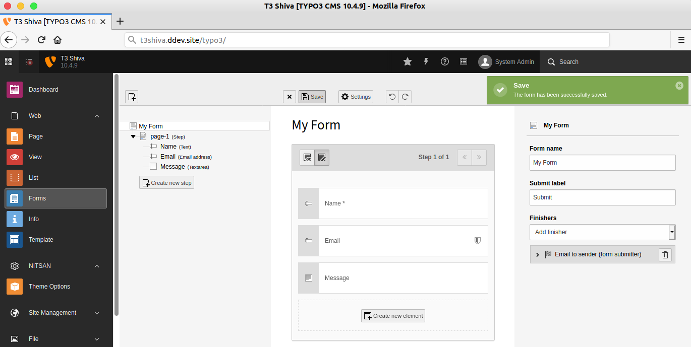How to Create TYPO3 Form - Tutorial & Add-on Extensions