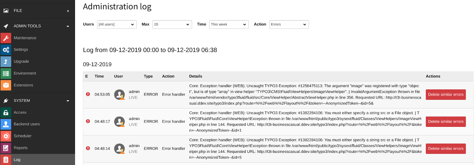 Your Monthly TYPO3 Maintenance Checklist