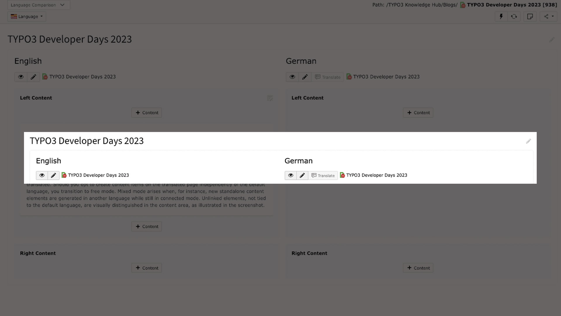 How to Translate Pages & Content in TYPO3 CMS?