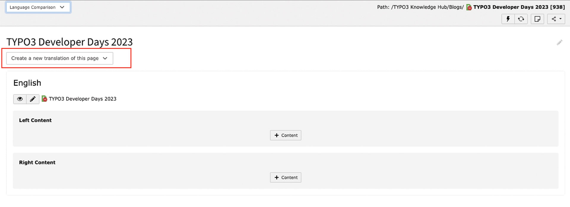 How to Translate Pages & Content in TYPO3 CMS?