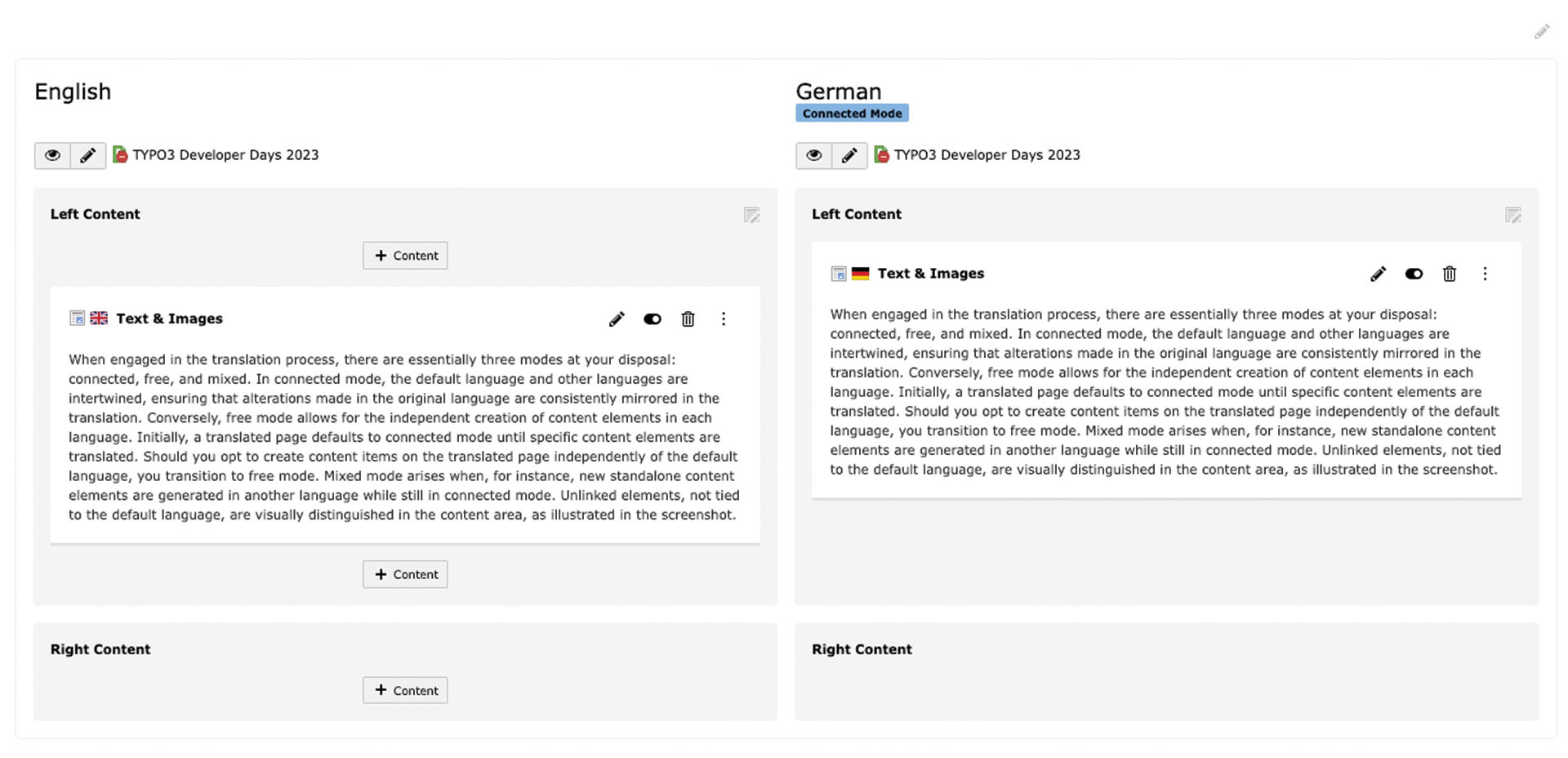 How to Translate Pages & Content in TYPO3 CMS?